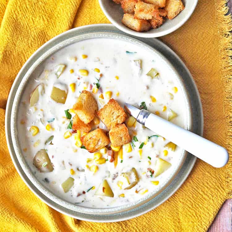 CORN CHOWDER - Farmersgirl Kitchen