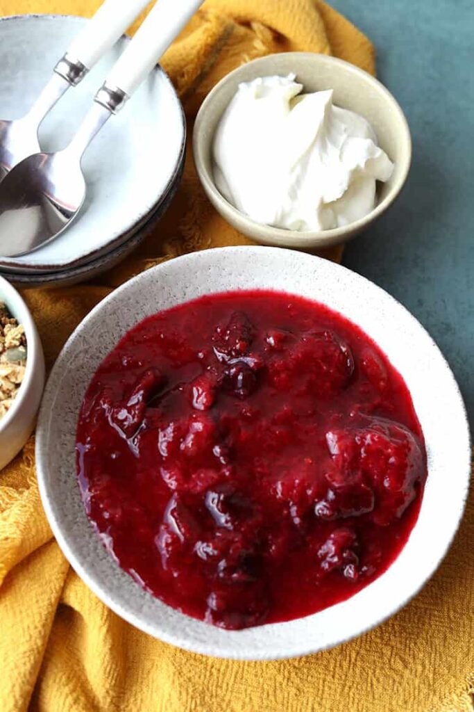 PLUM COMPOTE WITH ORANGE - Farmersgirl Kitchen