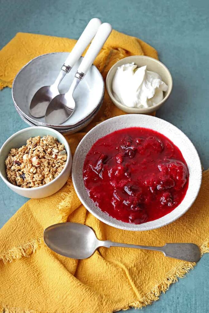 PLUM COMPOTE WITH ORANGE - Farmersgirl Kitchen