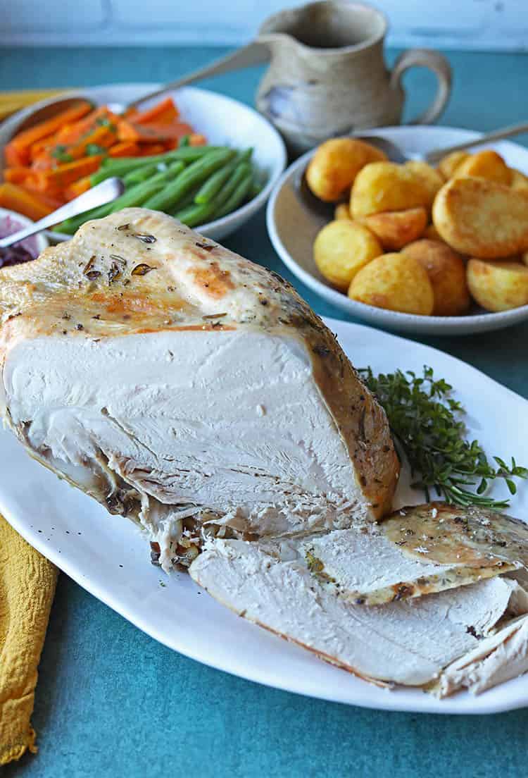 SLOW COOKER HERBED TURKEY CROWN - Farmersgirl Kitchen